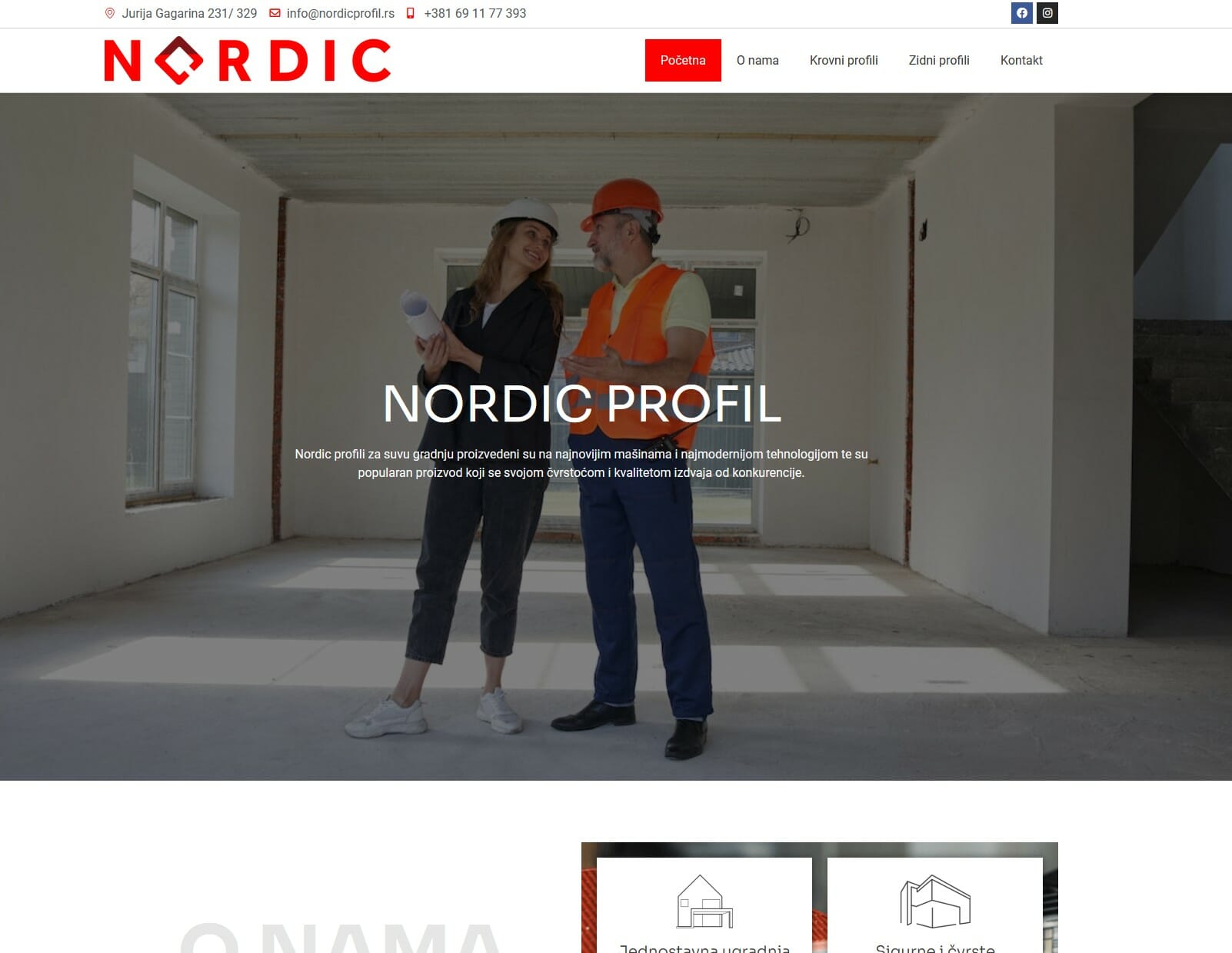 Nordic Profil - Pro Web Dizajn